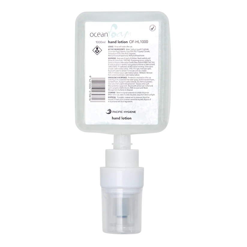 Ocean Foam Hand Lotion Foam Soap (Scented) - Kiwi Hygiene Supplies
