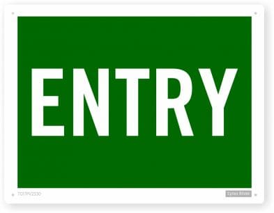 Entry Sign E021 - Kiwi Hygiene Supplies