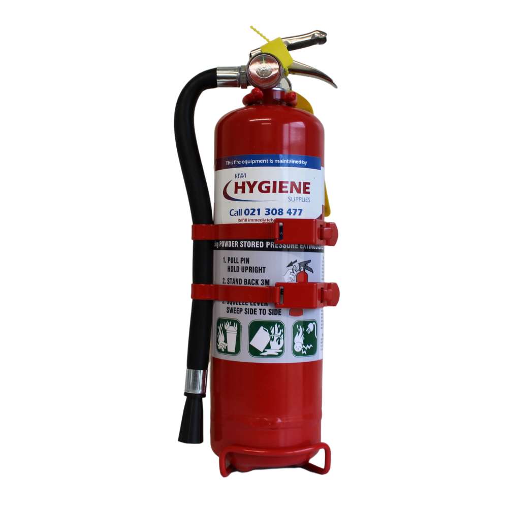 ABE Dry Powder Fire Extinguisher 4.5kg - Kiwi Hygiene Supplies