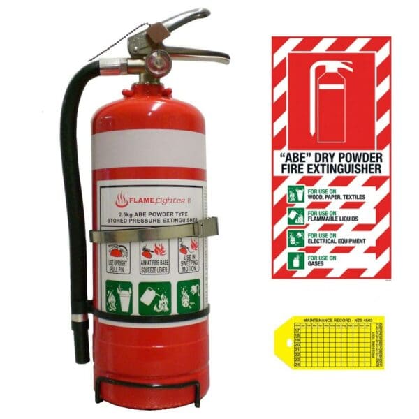 ABE Dry Powder Fire Extinguisher 0.3kg - Chainsaw or Motorbike