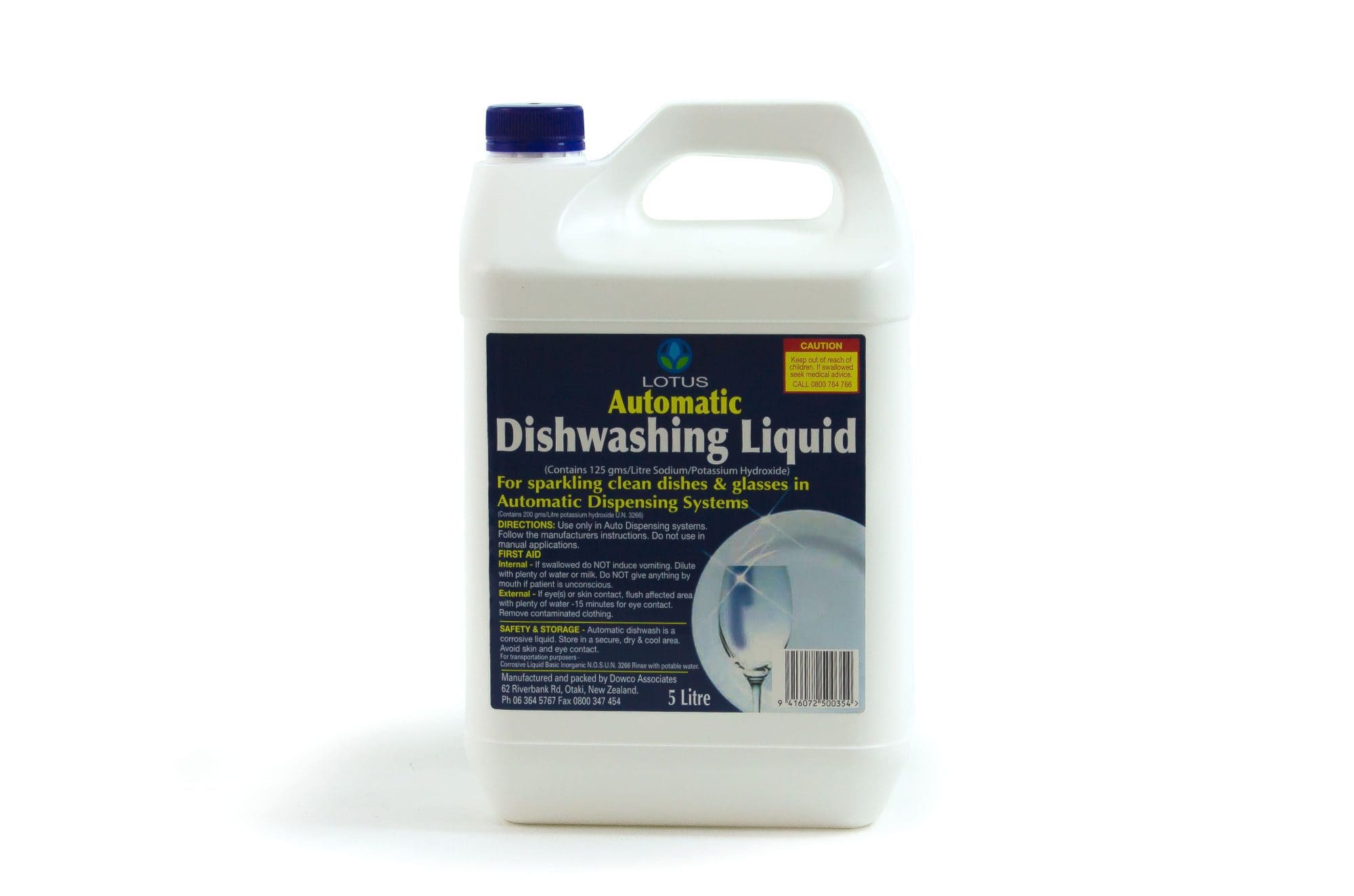 Lotus Auto Dishwash Liquid 5lt - Kiwi Hygiene Supplies