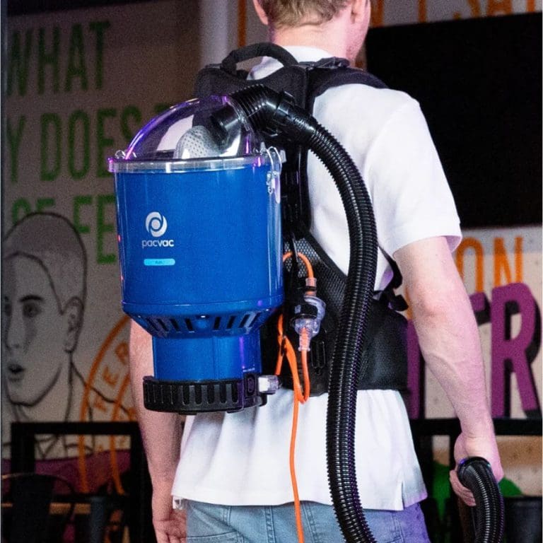 PACVAC Superpro Duo Backpack Vacuum Cleaner - Kiwi Hygiene Supplies