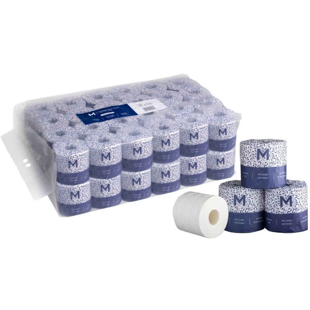Matthews 2 Ply Unwrapped Toilet Paper Rolls - Carton of 48 - Kiwi ...