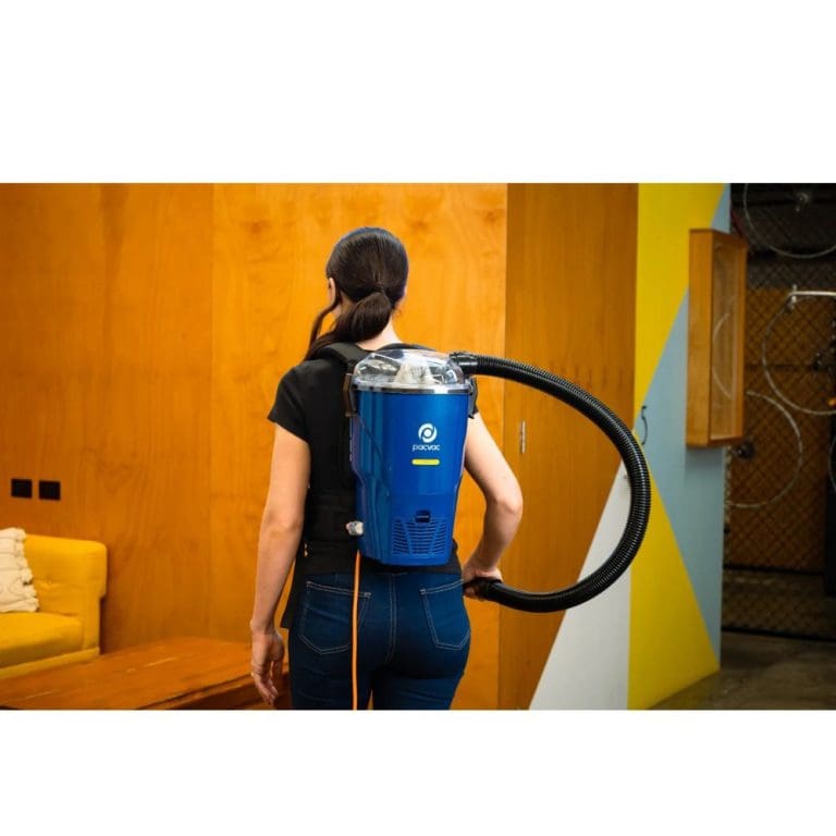 PACVAC Velo Lightweight Backpack Vacuum Cleaner & Ecoharness - Kiwi ...