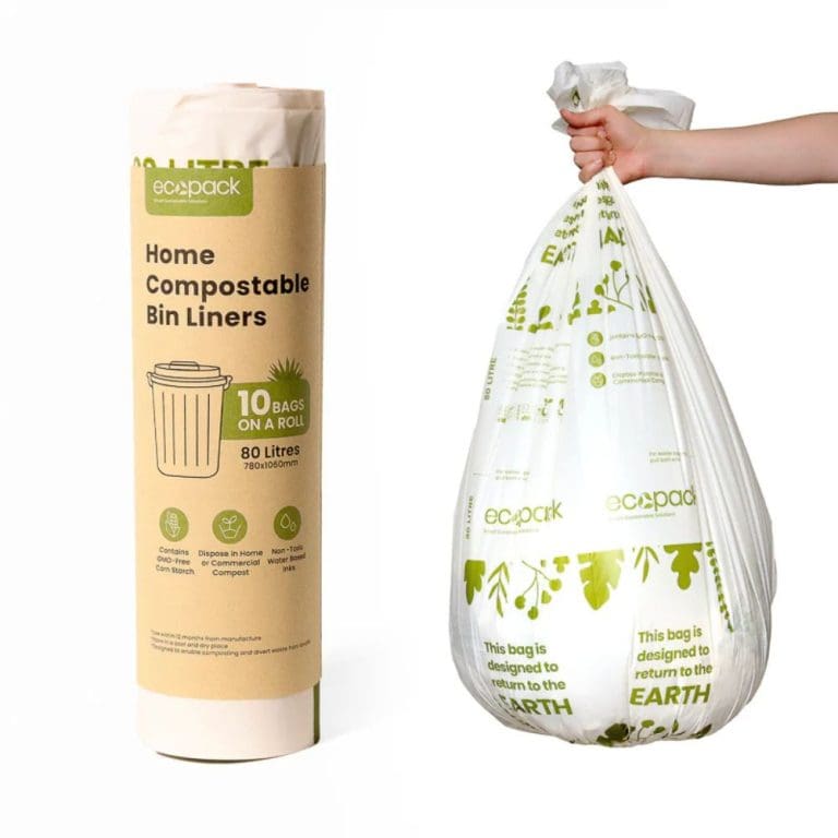 Ecopack Bin Liners Compostable (Natural) - Carton - Kiwi Hygiene Supplies