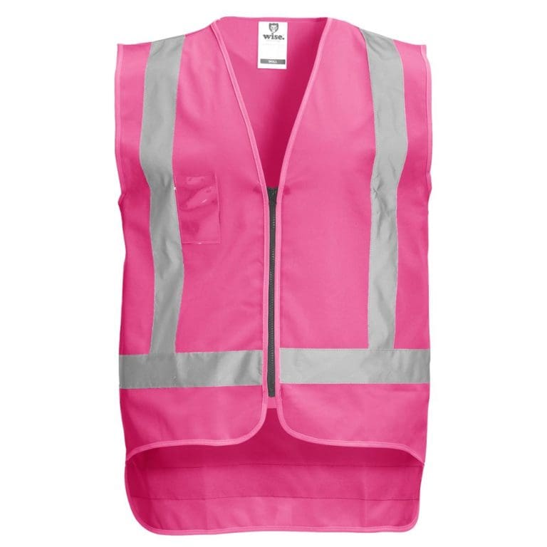 Fire Warden Hi Vis Vest - Pink - Kiwi Hygiene Supplies