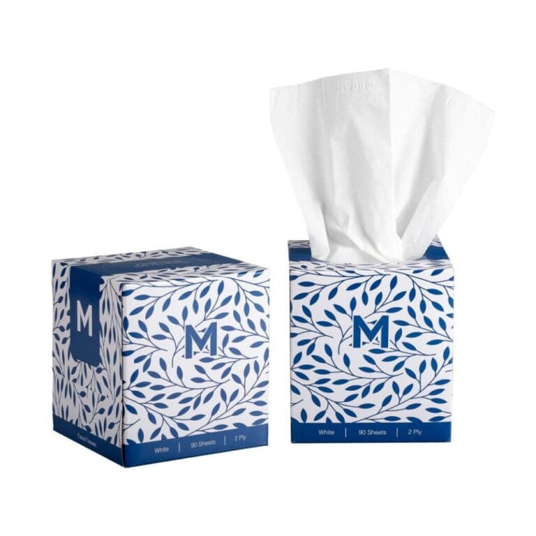 Matthews 2 Ply Cube Facial Tissues - Box of 36 90 Sheet/Packs - Kiwi ...