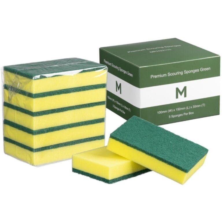 Matthews Premium Scouring Sponges 100x150x30mm - Box of 40 - Kiwi ...